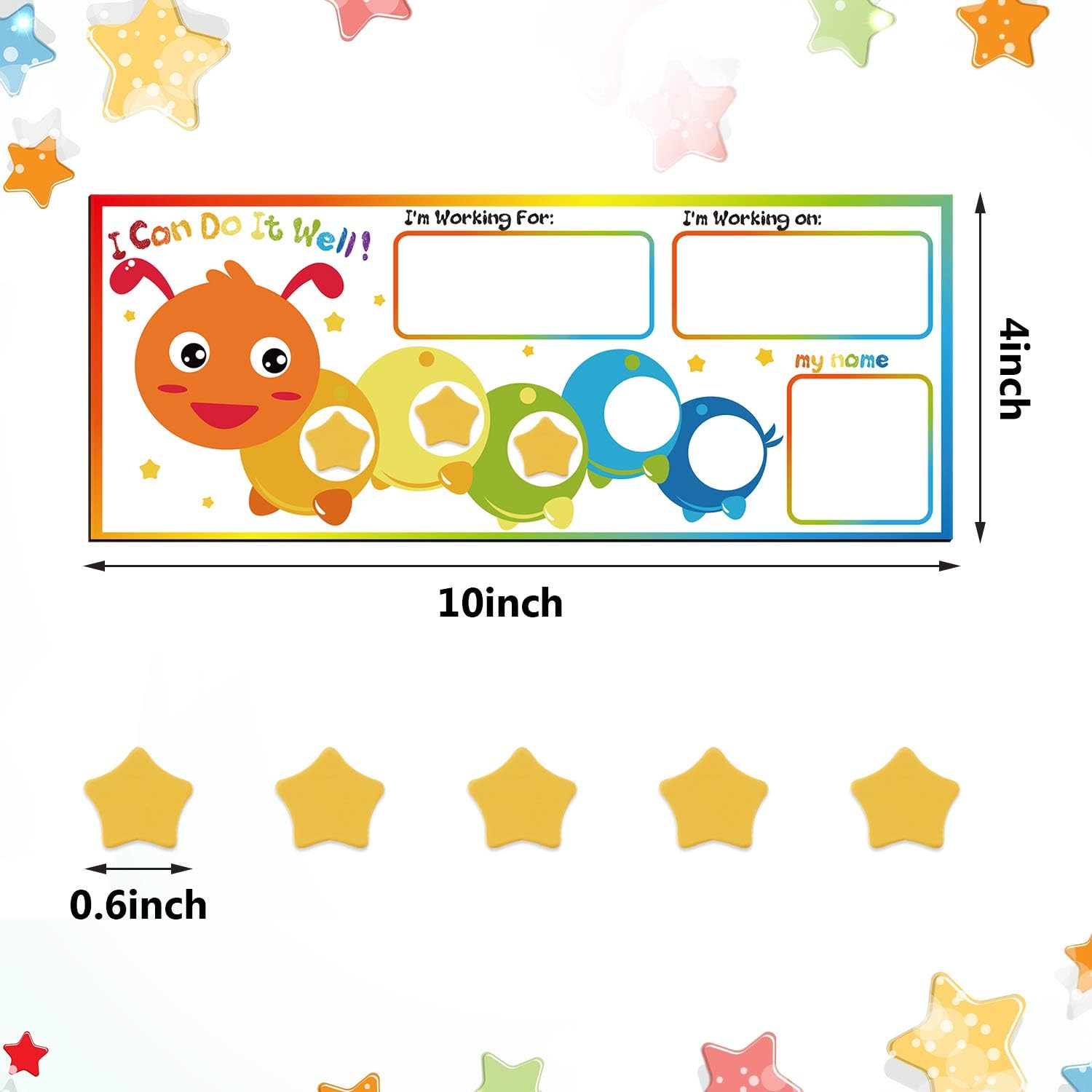 Caterpillar Token Board Reward and Responsibility Chart Token Board ...