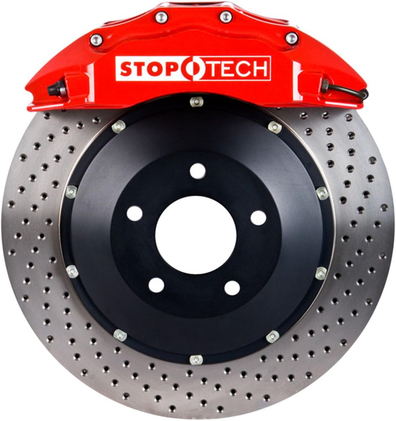Amazon.com: StopTech 83.137.6700.72 StopTech Big Brake Kit Red/Drilled ...