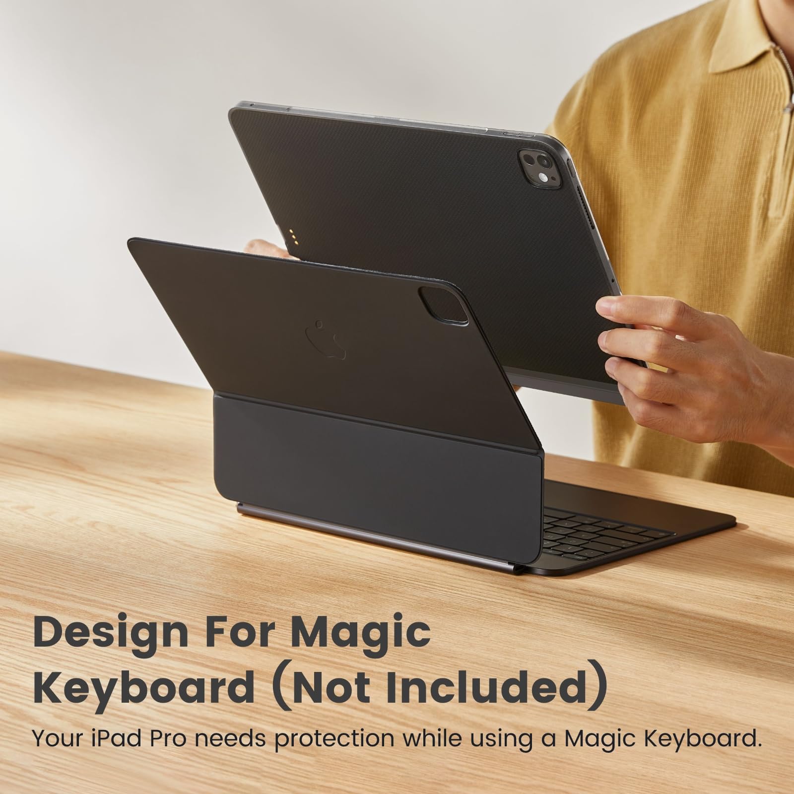 Mua iPad Pro 11 Inch case 2024, Magic Keyboard Compatible Case for iPad ...