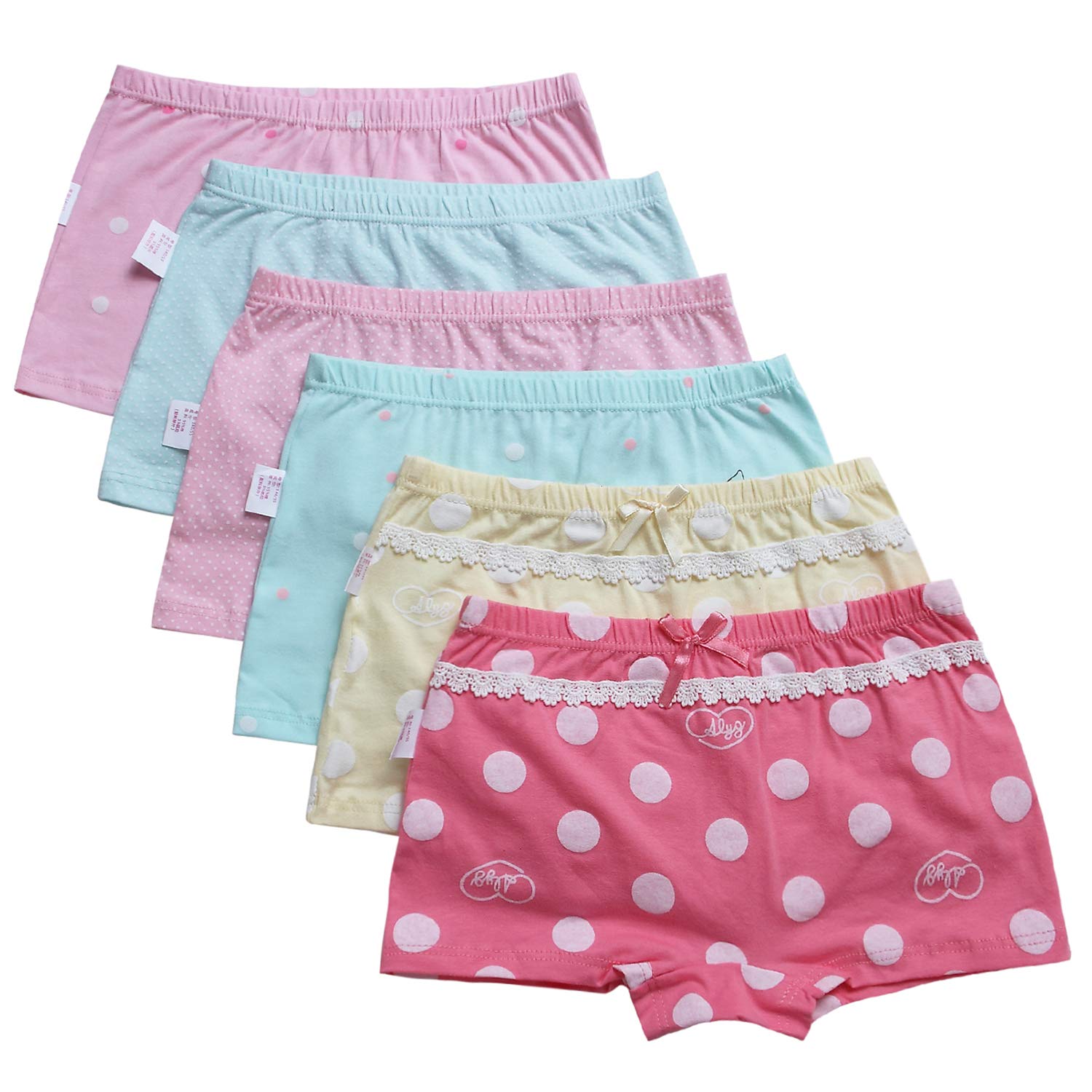 Intimo Adorel Mutandine Boxer Intimo Bambina Confezione da 6 ...