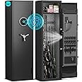 Amazon.com: 4-6 Rifle Gun Safe, Biometric Gun Safe, 54" Long Gun Safe for Rifles and Pistols ...