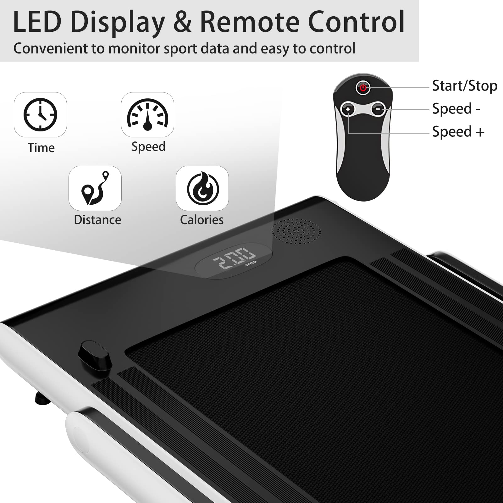 Mua Goplus 2 in 1 Under Desk Treadmill, 2.5HP Superfit Folding ...