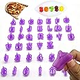 Amazon.com: Cookie Cutters- 40pcs Small Alphabet Letter Number Cookie ...