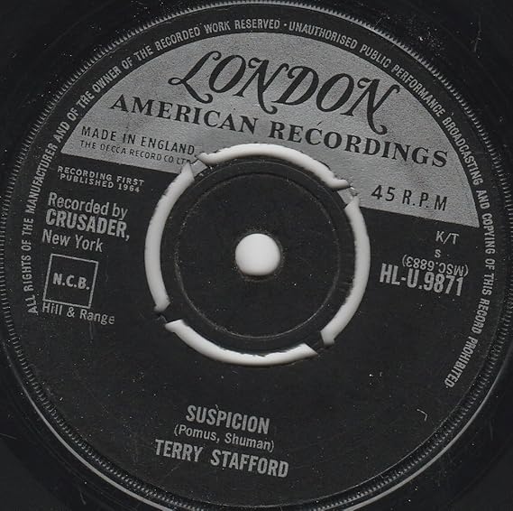 Terry Stafford - Suspicion - 7" Single 1964 - London Records HL-U 9871 ...