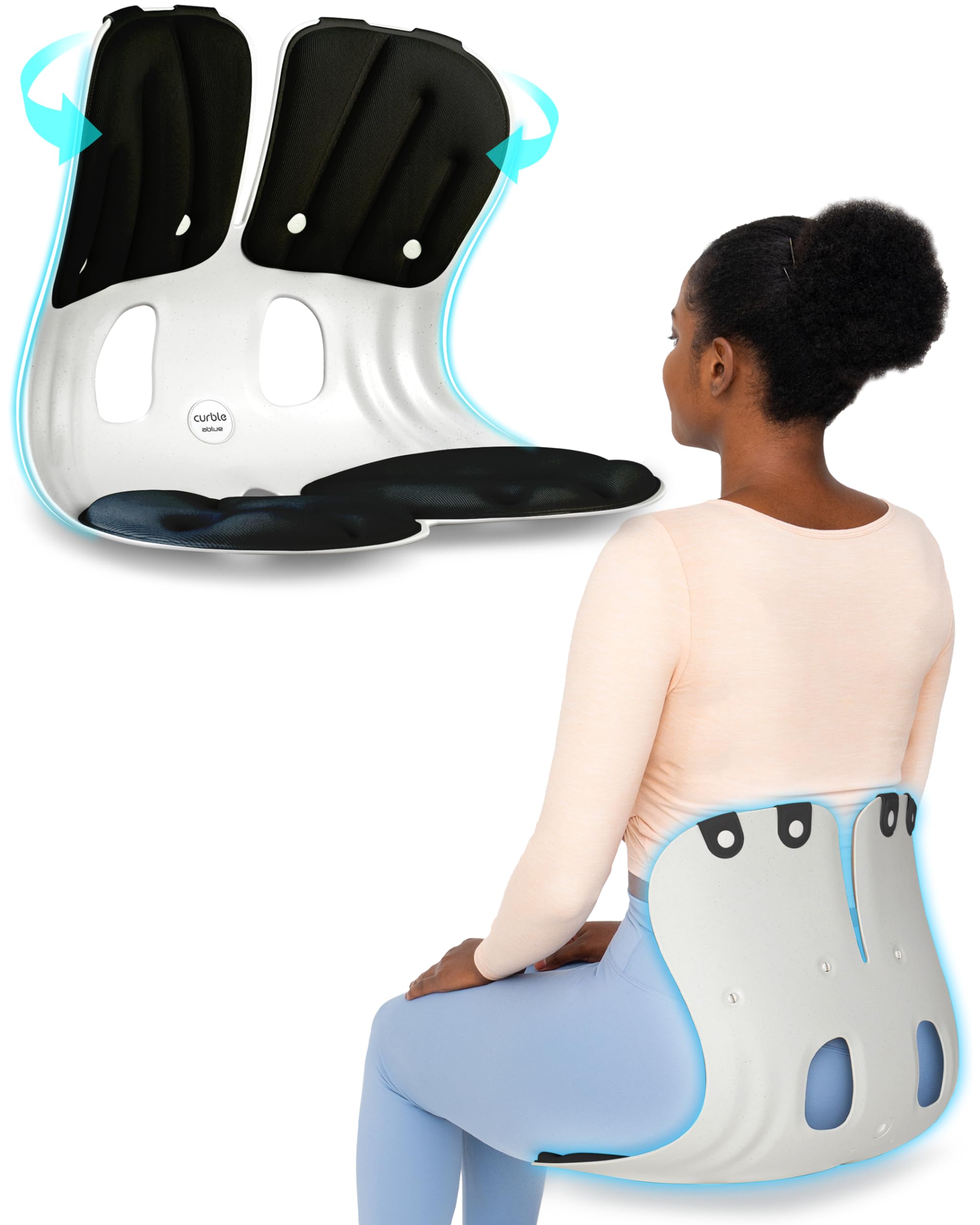 Mua curble GRAND, Ergonomic Chair Back Support, Lumbar Support for Good ...