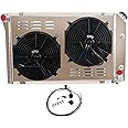 Amazon.com: ALLOYWORKS 3 Row Core Aluminum Radiator+Shroud Fan+Relay For 1977-1982 Chevy ...