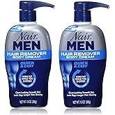 Amazon.com : Nair Men Hair Remover Body Cream, Body Hair Remover for ...
