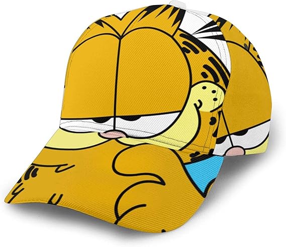 Cartoon GarField Baseball Cap Adjustable Size Classic Hat Perfect for ...