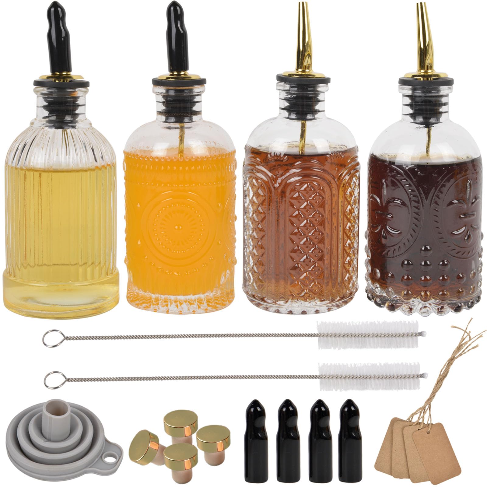 Mua ChezMax Syrup Dispenser Bottles Set of 4, Simple Syrup Bottle for ...