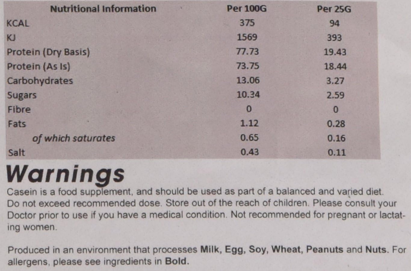 Bodybuilding Warehouse Pure Micellar Casein Protein Powder – Slow ...