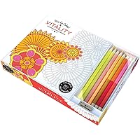 Vive Le Color! Vitality (Adult Coloring Book and Pencils): Color ...