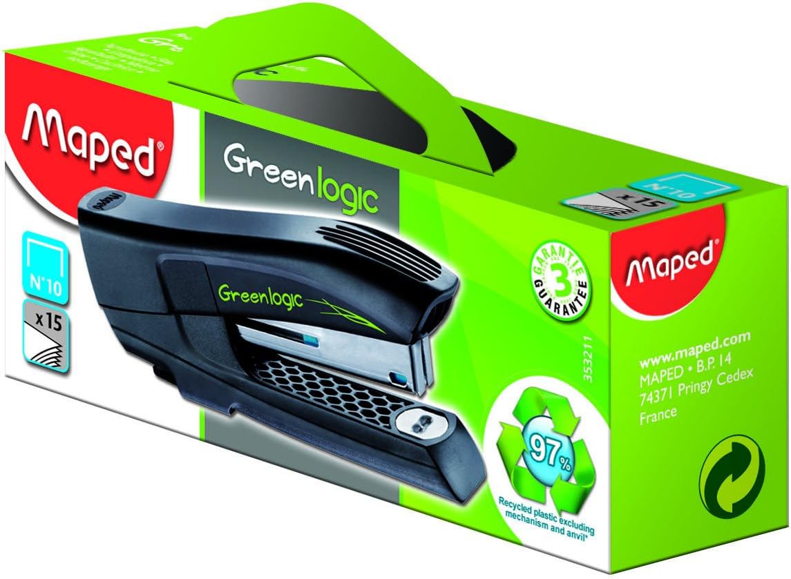 Maped Pocket №10 - Engrapadora (Negro): Amazon.es: Oficina y papelería