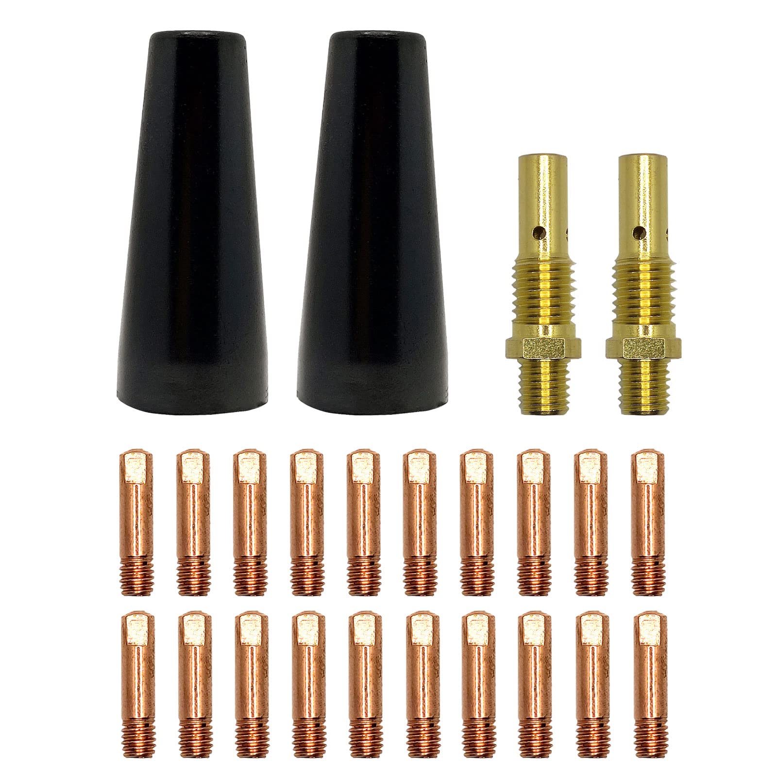 Mua Allyearauto 24 PCS Flux Core Gasless Nozzle Tips Kit, Compatible ...