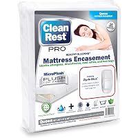 Clean Rest Pro Waterproof, Allergy and Bed Bug Blocking Mattress ...