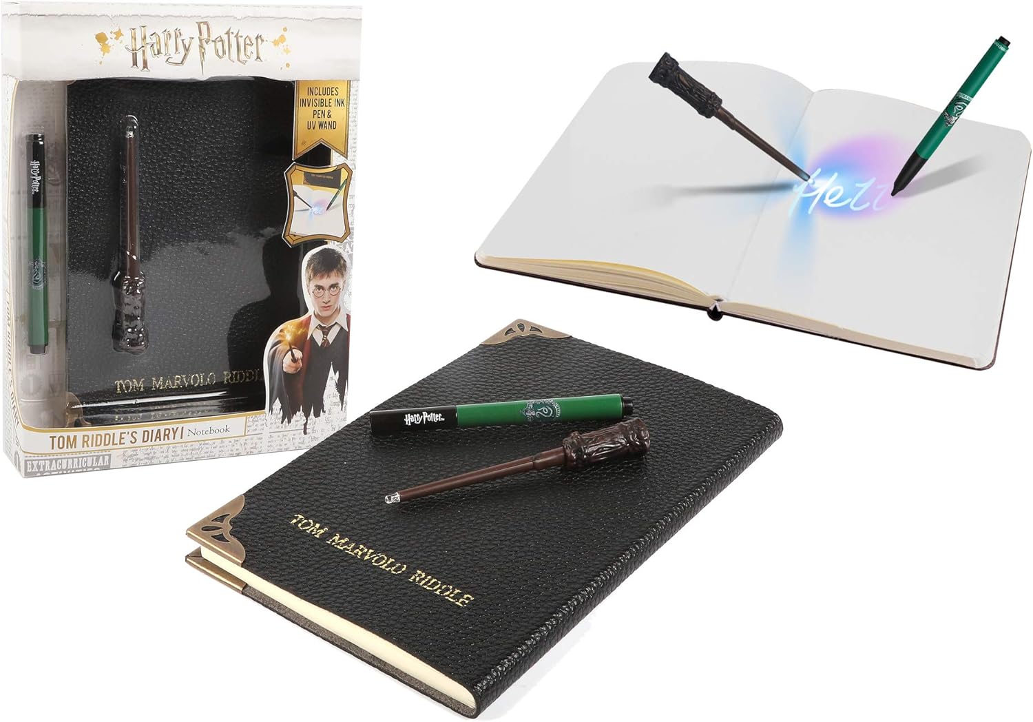Dickie Toys Tom Riddle’s Harry Potter Magic Wand Secret Diary A5 Black ...