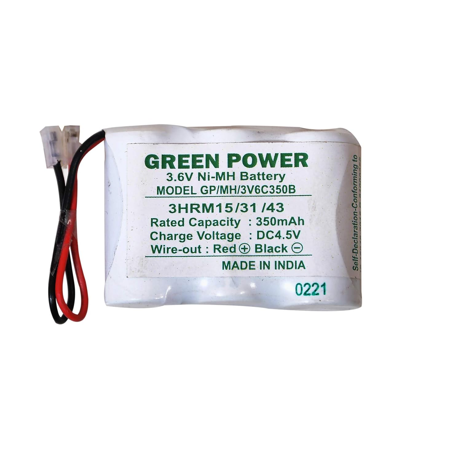 KEBILSHOP 3.6v 300mah Ni-Mh Cordless Phone Rechargeable Battery Pack ...
