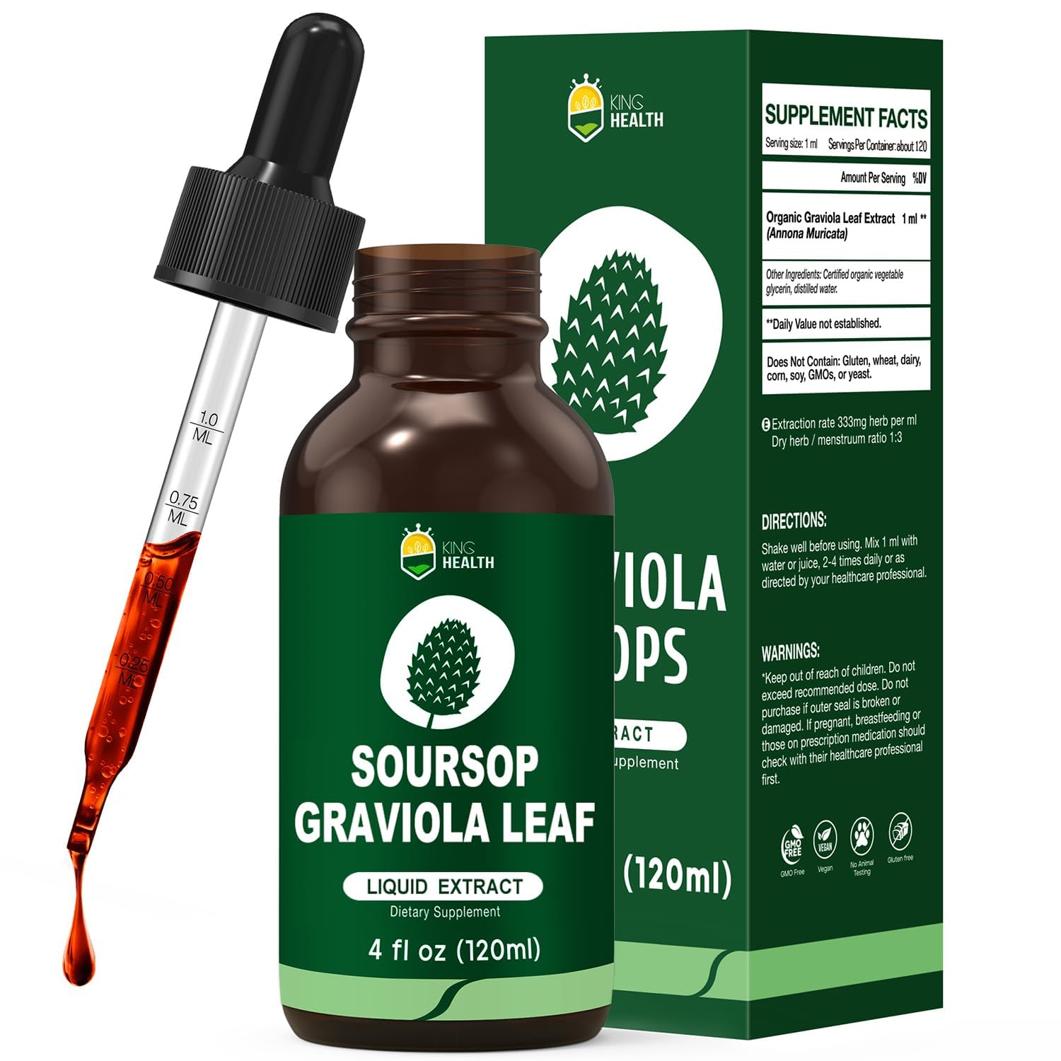Mua Organic Soursop Graviola Guanabana Leaves Extract Liquid ...