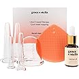 Amazon.com: Facial Cupping (7-Pc Set) - Face Cupping Set - Facial Suction Cups With Jojoba Oil ...