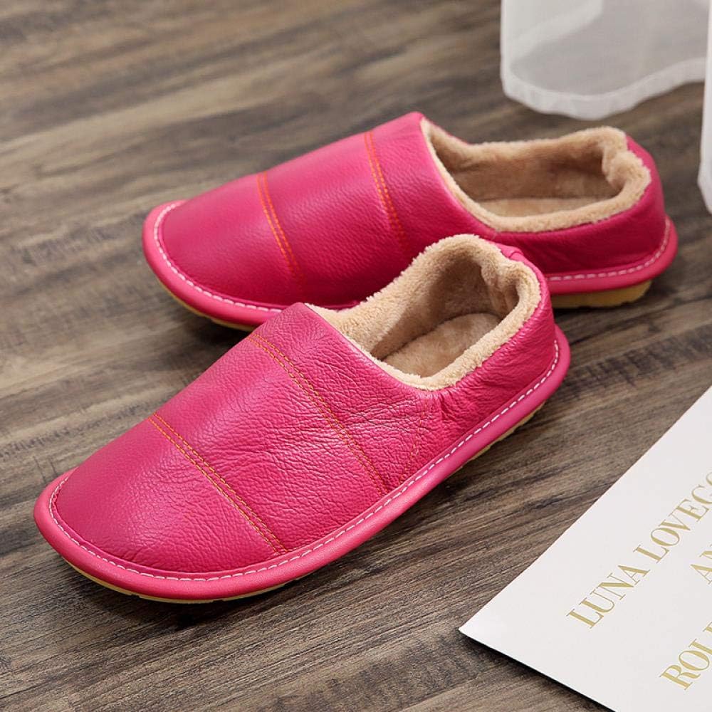 Windflows Pantoufles en Coton Chaussures d'hiver pour Femmes en Cuir ...