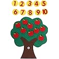 Amazon.com: MAGICLULU Numbers Felt Tree Board Addition Subtraction Math ...