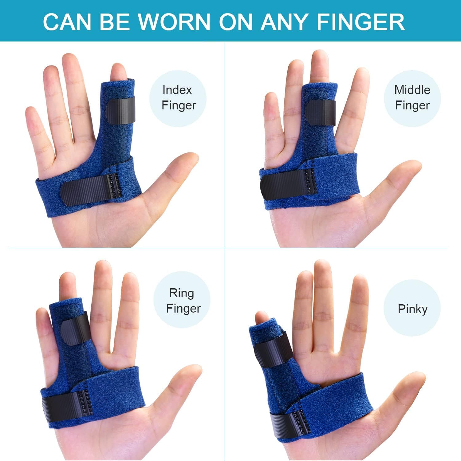Mua Sumifun Finger Brace, Trigger Finger Splint for Index Middle Ring ...