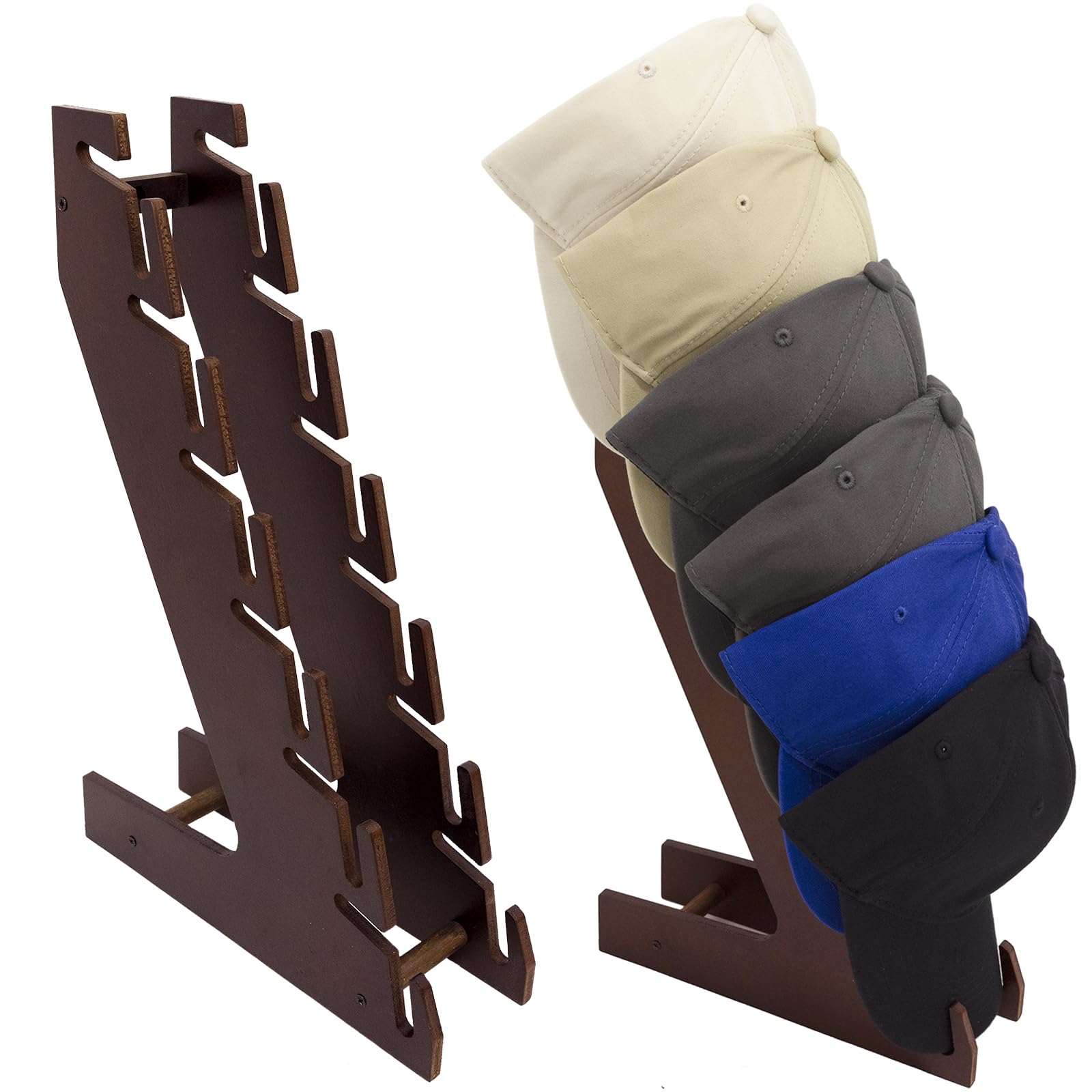 Iswabard Hat Stand for Baseball Caps, Hat Rack Organizer Baseball Cap ...