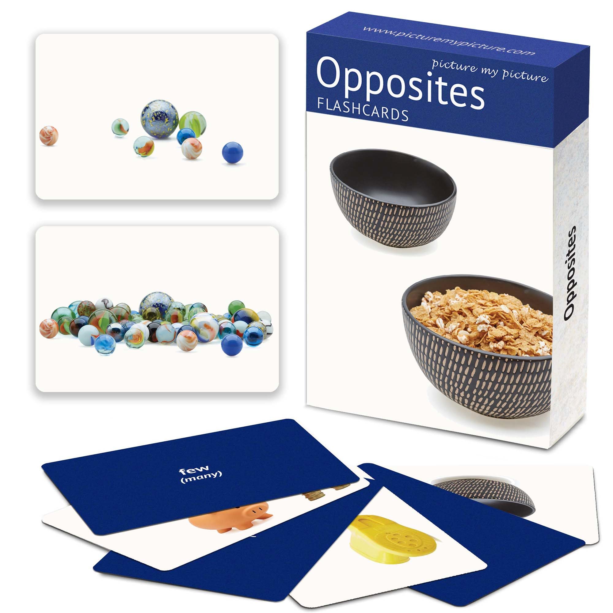 Mua Contradictions Flashcards. 40 Photo Flashcards to promote language ...