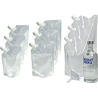 Amazon.com | Hide Your Booze Secret Flask Kit 3 PACK - Includes 9 ...