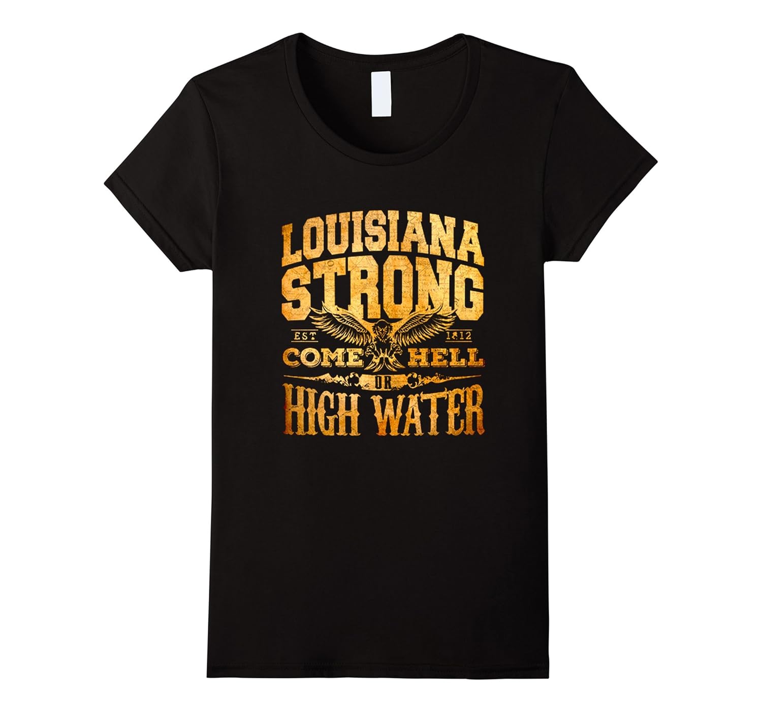 louisiana strong high water t-shirt