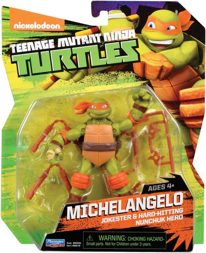Super Saturday Teenage Mutant Ninja Turtles Michelangelo Action Figure ...