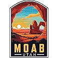 Amazon.com: Moab Utah Design C Souvenir Vinyl Decal Sticker 2-Inch ...
