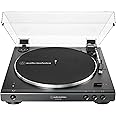 Amazon.com: Audio-Technica AT-LP60XBT-USB-BK Fully Automatic Belt-Drive ...