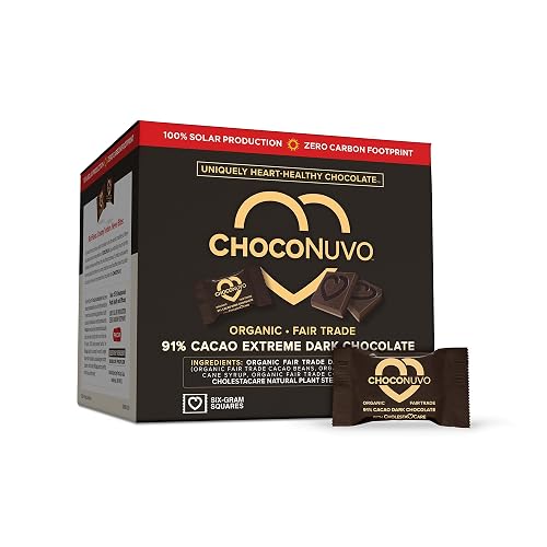ANDREW LESSMAN ChocoNuvo 91% Cacao 10 Pieces - Organic Fair Trade ...