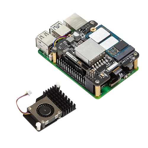 UCTRONICS 5V 5A NVMe PoE+ HAT for Raspberry Pi 5, PCIe to M.2 NVMe ...