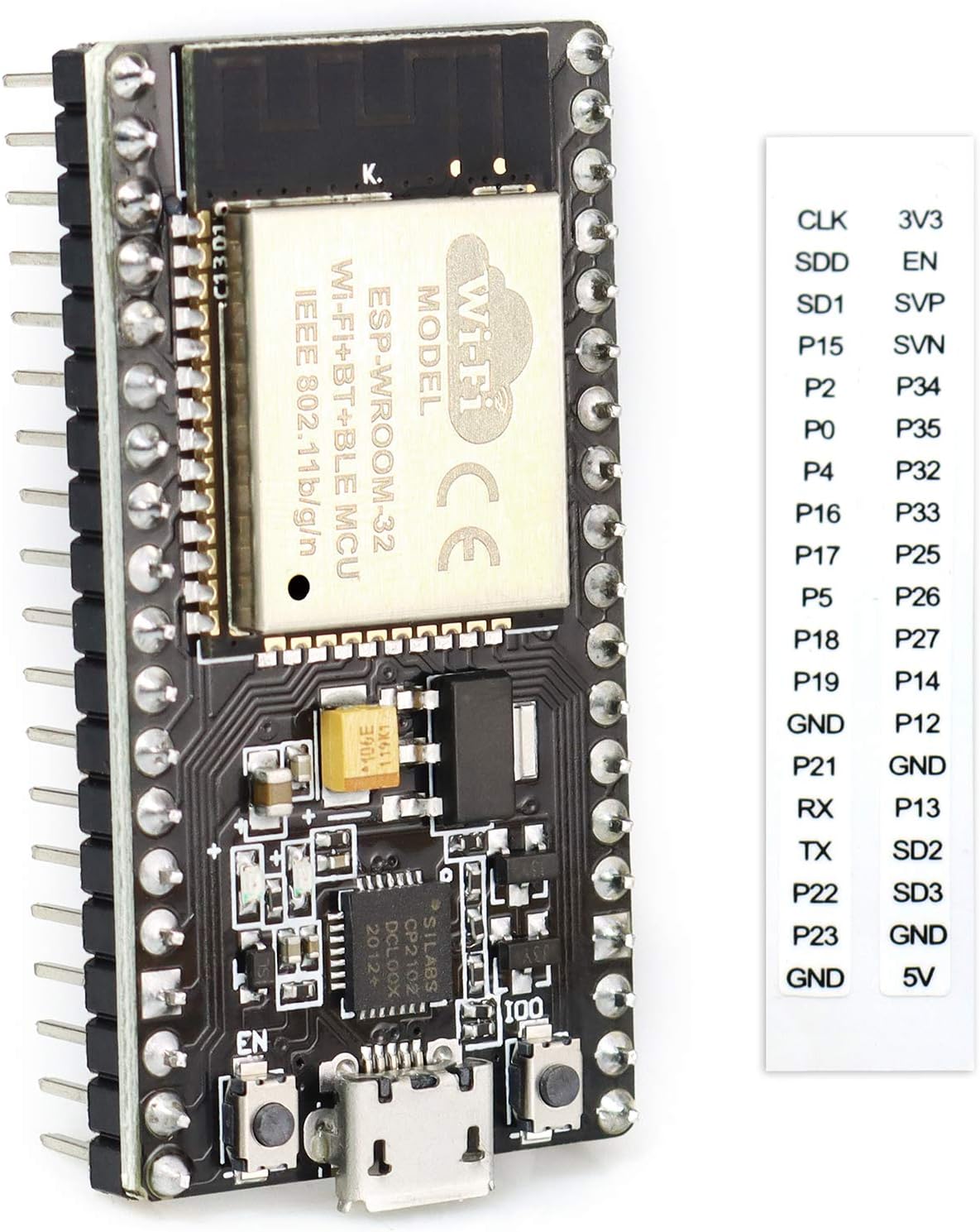 KeeYees ESP32 ESP-32S Development Board 2.4 GHz Dual Core WLAN WiFi ...