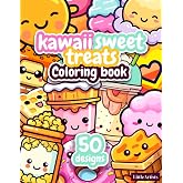 Amazon.com: Sweet & Cute Kawaii Coloring Book: Bold & Easy, Adorable ...