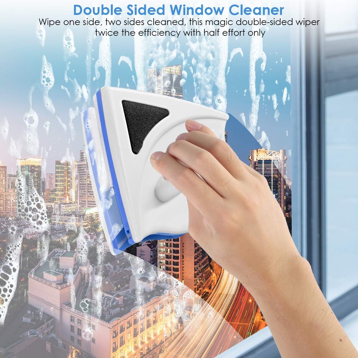 Jinxuny Double Side Magnetic Window Glass Cleaner 3-8mm/5-12mm Thick ...