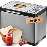 KITCHENARM 29-in-1 SMART Bread Machine with Gluten Free Setting 2LB 1 ...
