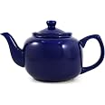 Amazon.com | Powder Blue Classic 6 Cup Ceramic Teapot: Teapots