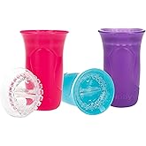 Amazon.com : Nuby No-Spill Cup with Flex Straw, 10 Ounce, Colors May Vary : Sippy Cups : Baby