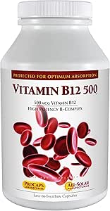 Andrew Lessman Vitamin B12 500 180 Capsules – Absorption-Protected ...