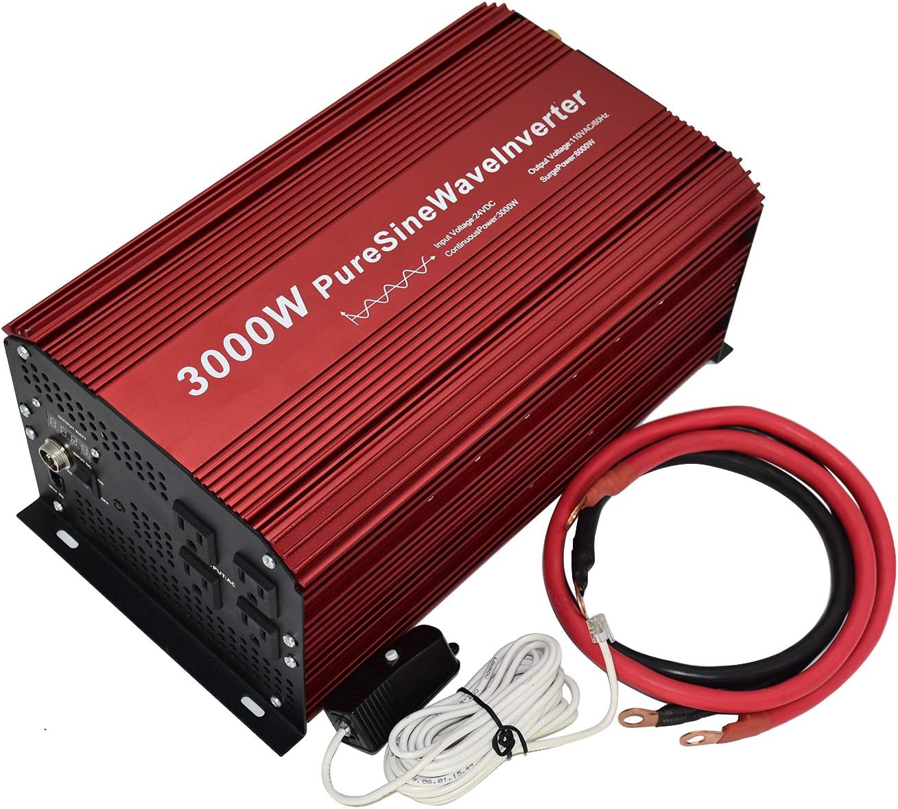 Amazon.com: 3000W Output Power Inverter with Four sockets Output, Pure ...