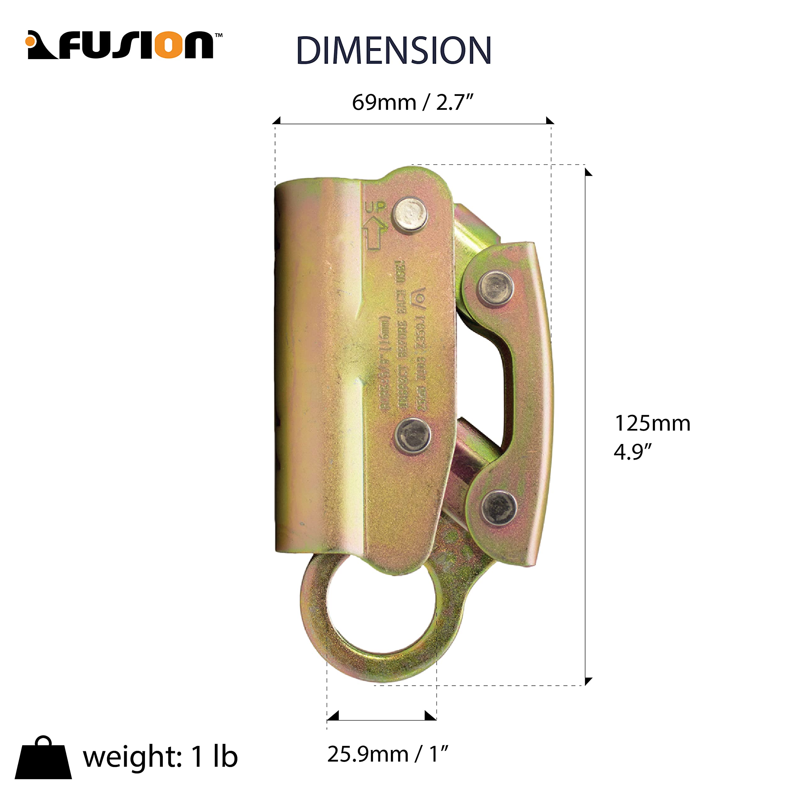Mua Fusion Climb Dual Rope Grab, Alloy Steel, Safety Protection for ...
