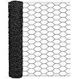 Amazon.com : Garden Poultry Black Chicken Wire - 13.7 '' × 236 ...