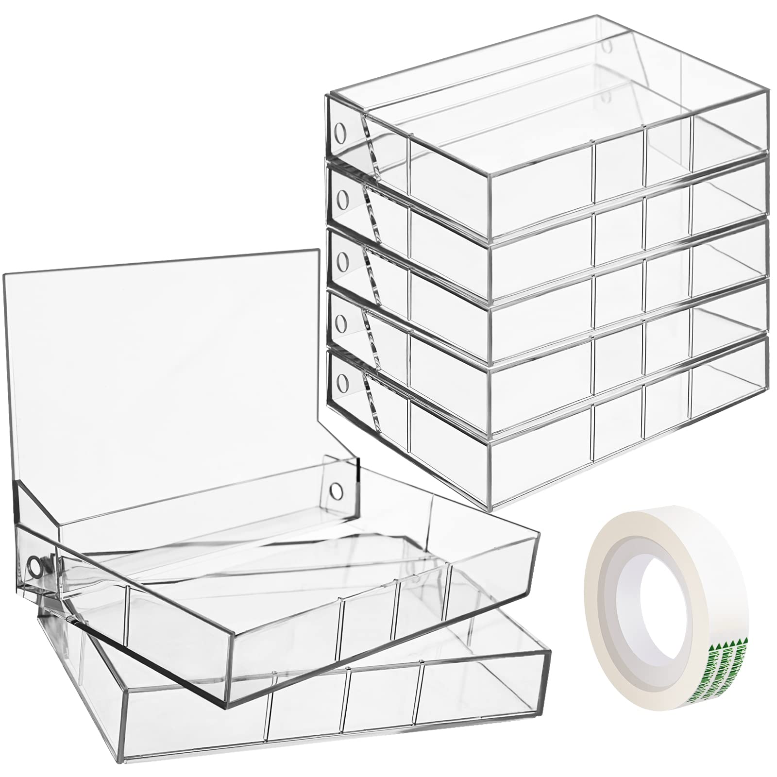 Mua 20 Pack Cassette Cases Clear Plastic Blank Cassette Tape Audio ...