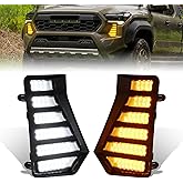 Amazon.com: LED Fog Lights Kit for 2024 2025 Toyota Tacoma DRL Daytime Running Lights Amber Turn ...