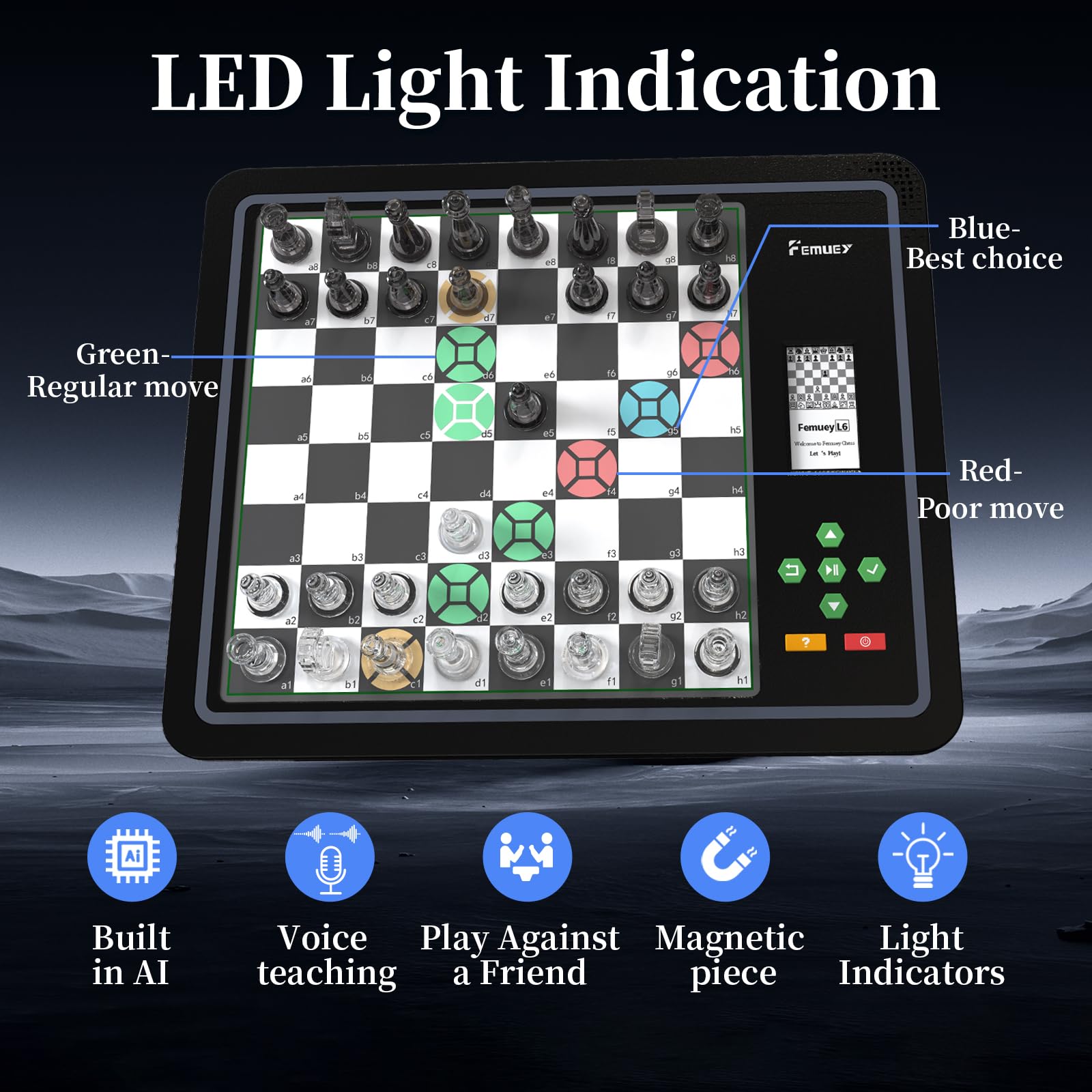 Electronic Chess Set, Computer Chess Game, Electronic Chess Board Game ...