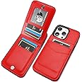 Amazon.com: KIHUWEY Compatible with iPhone 15 Pro Max Case Wallet with Credit Card Holder, Flip ...