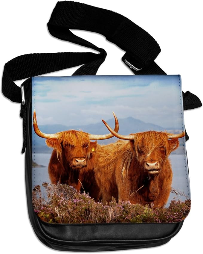 Highland Cow Animal Shoulder Bag 152: Amazon.co.uk: Luggage