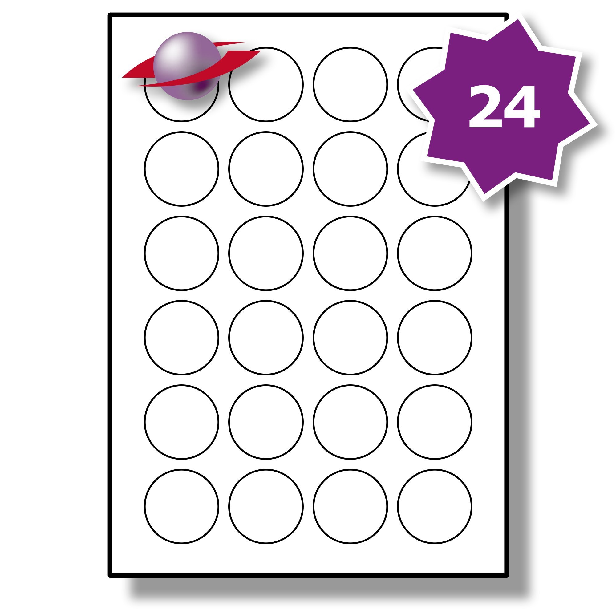 How To Print Labels 24 Per Page All Label Template Sizes Free Label 
